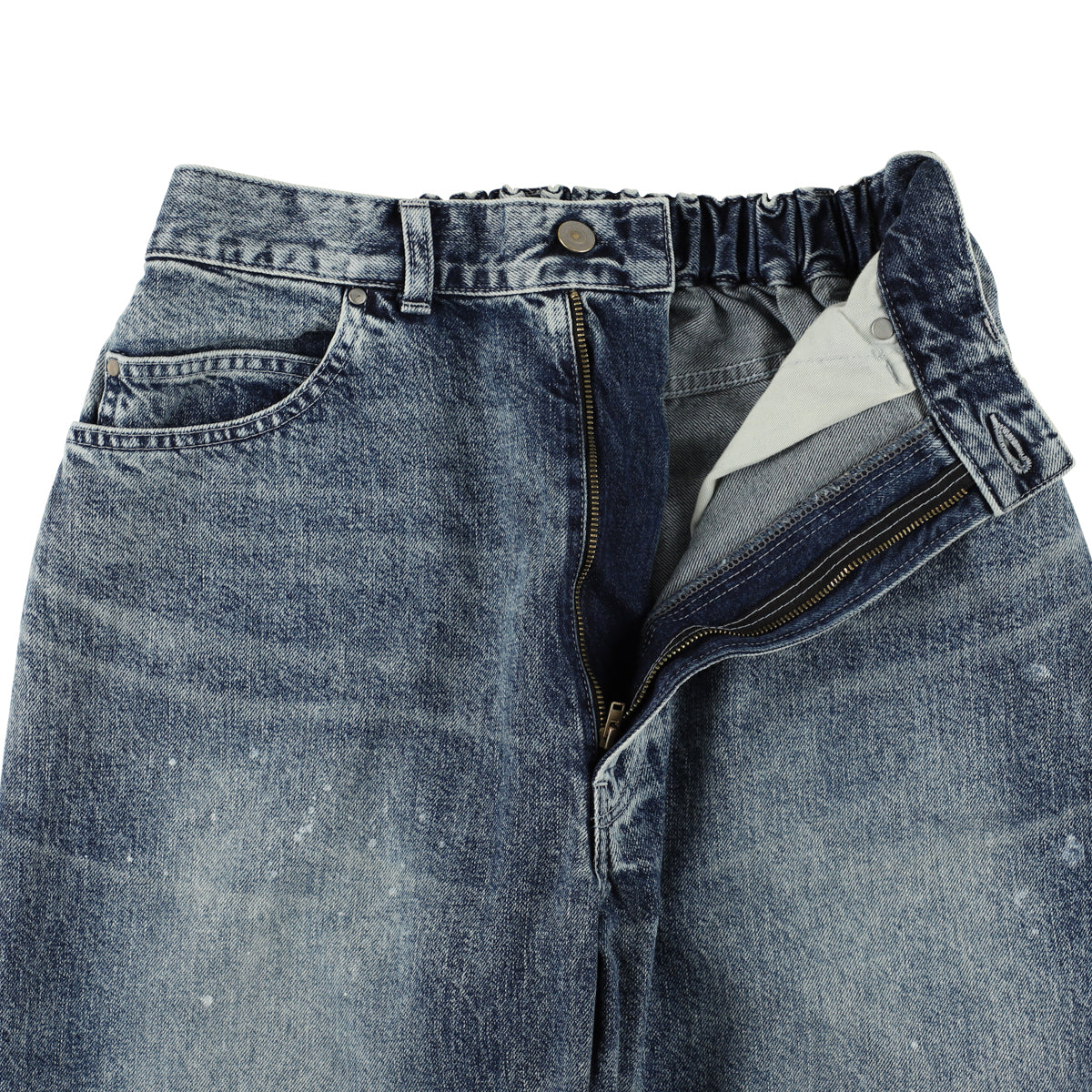 EZ 5P PANTS INDIGO DENIM (ACID WASH) D12500-1 – tsuzuli
